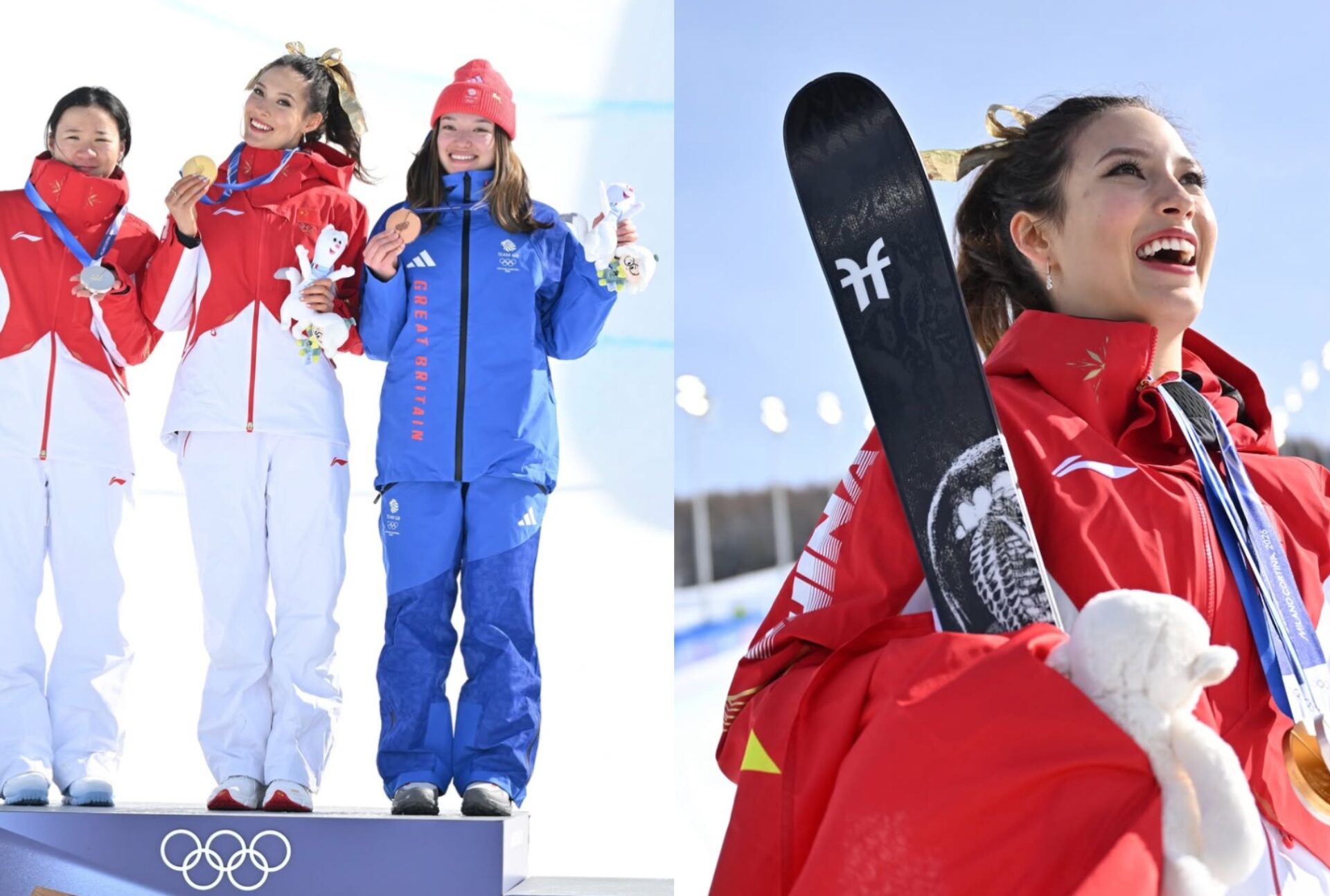 Eileen Gu dominates Milano-Cortina 2026 Winter Olympic Halfpipe | Downdays